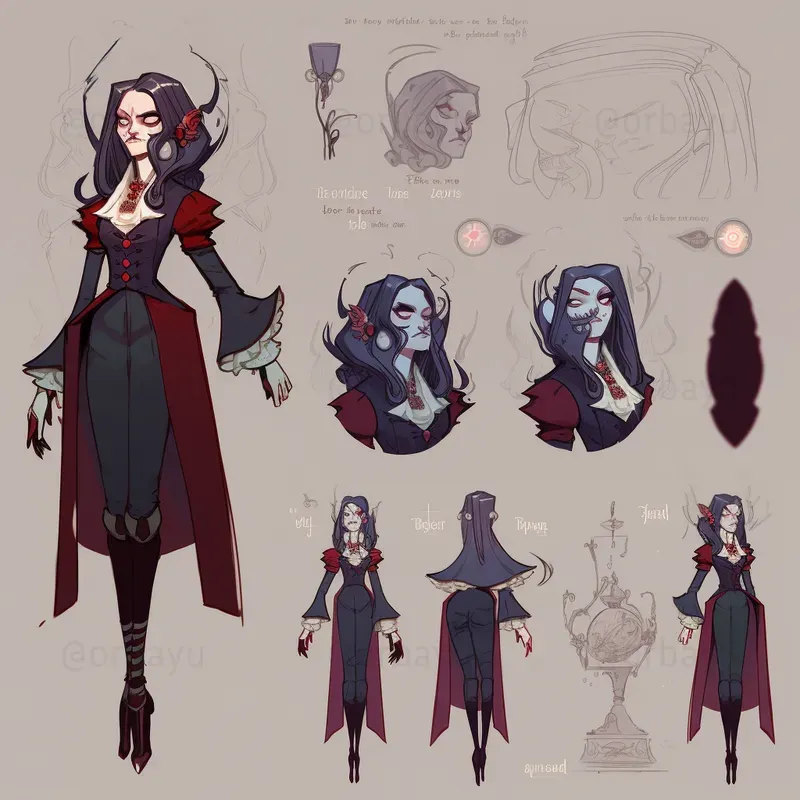 Character Sheets Midjourney Prompt | PromptBase