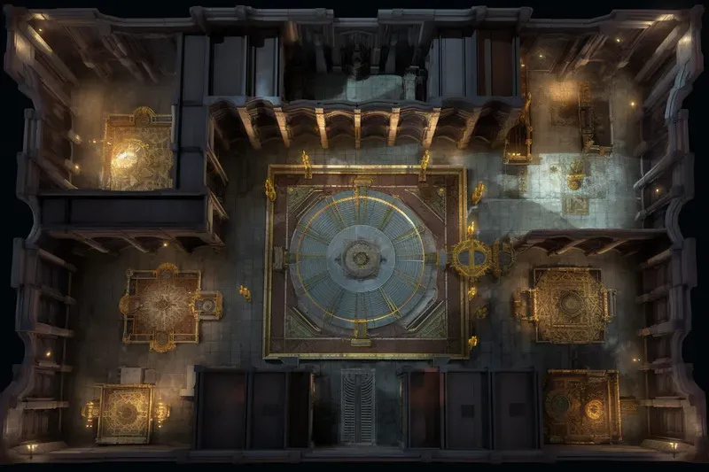 DnD Battle Map Generator Midjourney Prompt | PromptBase