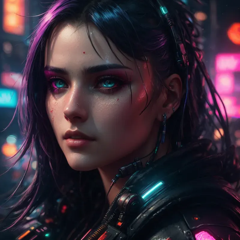 Cyberpunk Portraits Stable Diffusion Prompt | PromptBase