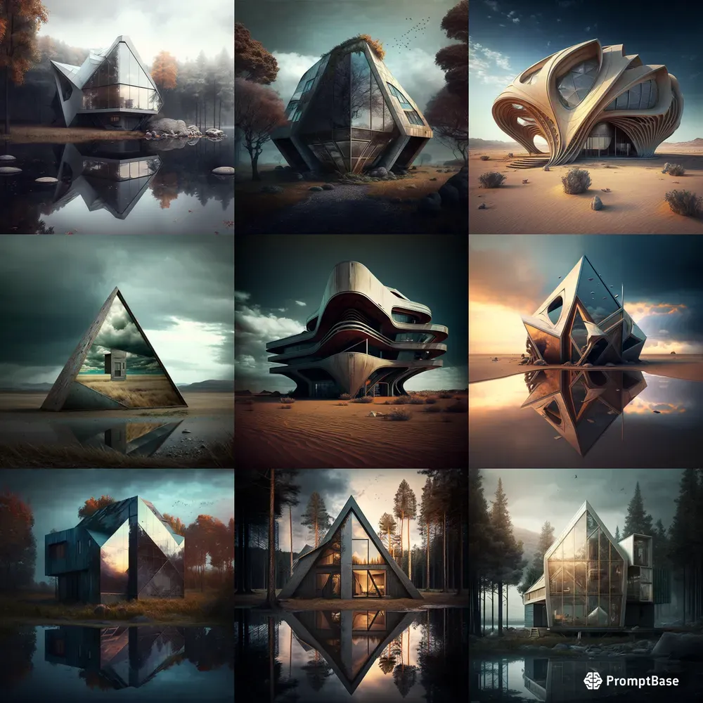 Houses From Architects You Midjourney Prompt Promptbase