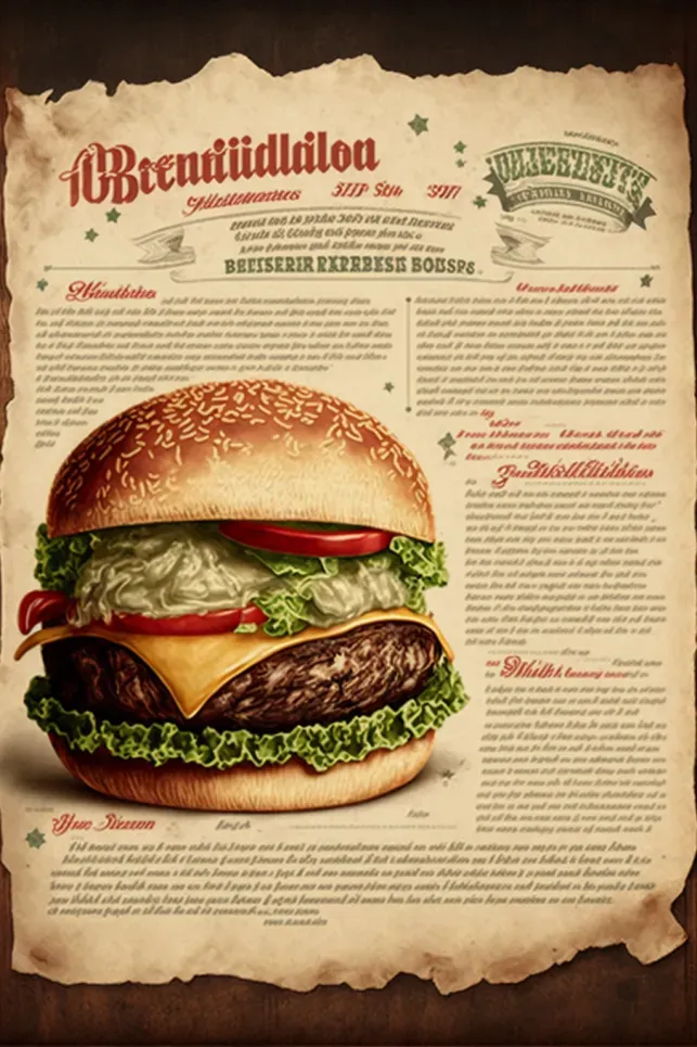 Restaurant Menus Midjourney Prompt | PromptBase