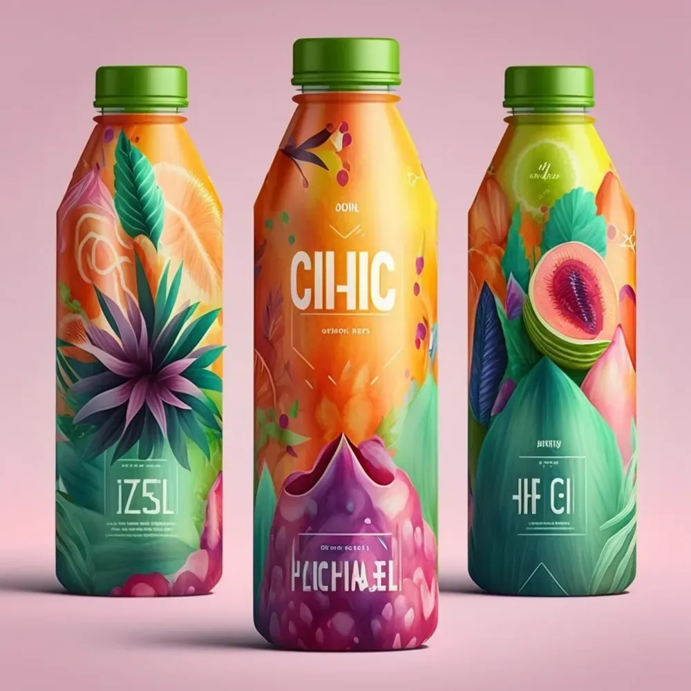 Professional Beverage Bottle Designs Midjourney Prompt | PromptBase