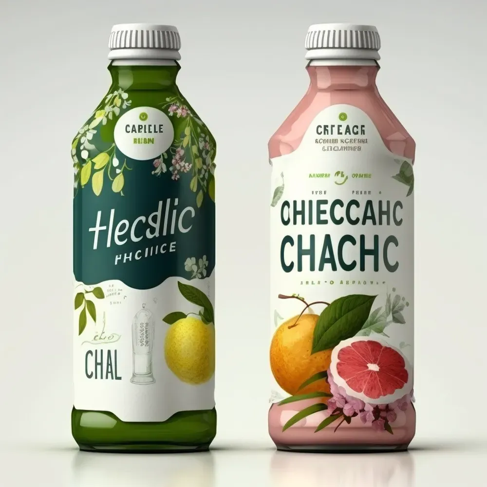 Professional Beverage Bottle Designs Midjourney Prompt | PromptBase