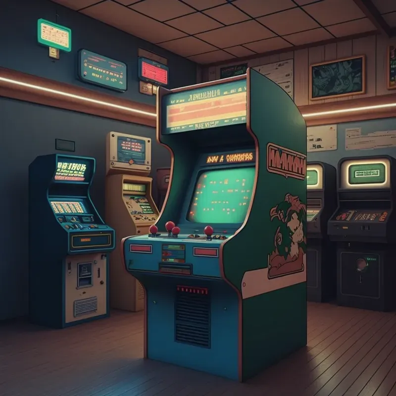 Retro-futurism Game Rooms Midjourney Prompt | PromptBase