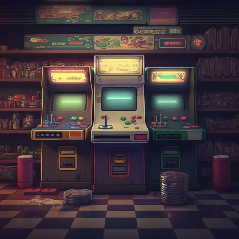 Retro-futurism Game Rooms Midjourney Prompt | PromptBase