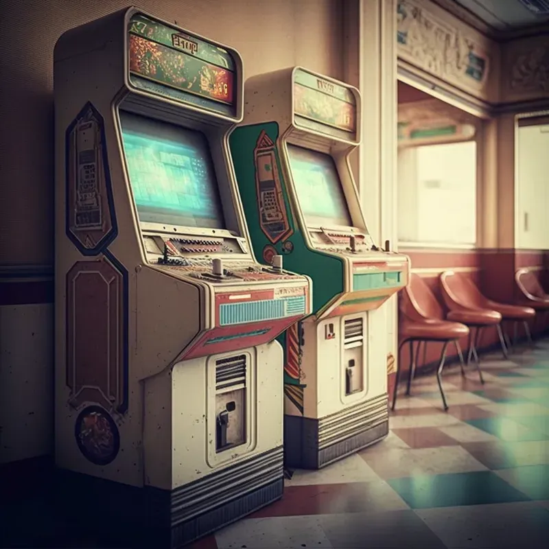 Retro-futurism Game Rooms Midjourney Prompt | PromptBase