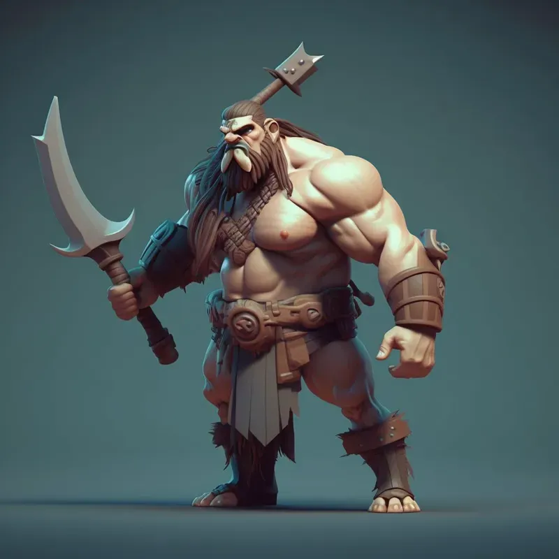 RPG 3D Character Models Midjourney Prompt | PromptBase