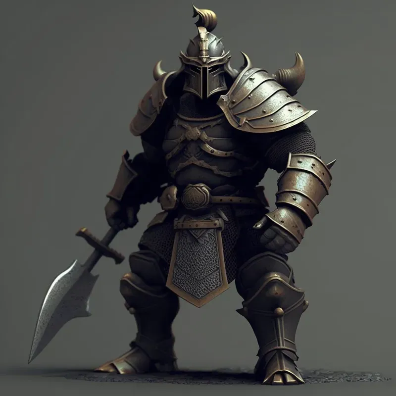 RPG 3D Character Models Midjourney Prompt | PromptBase