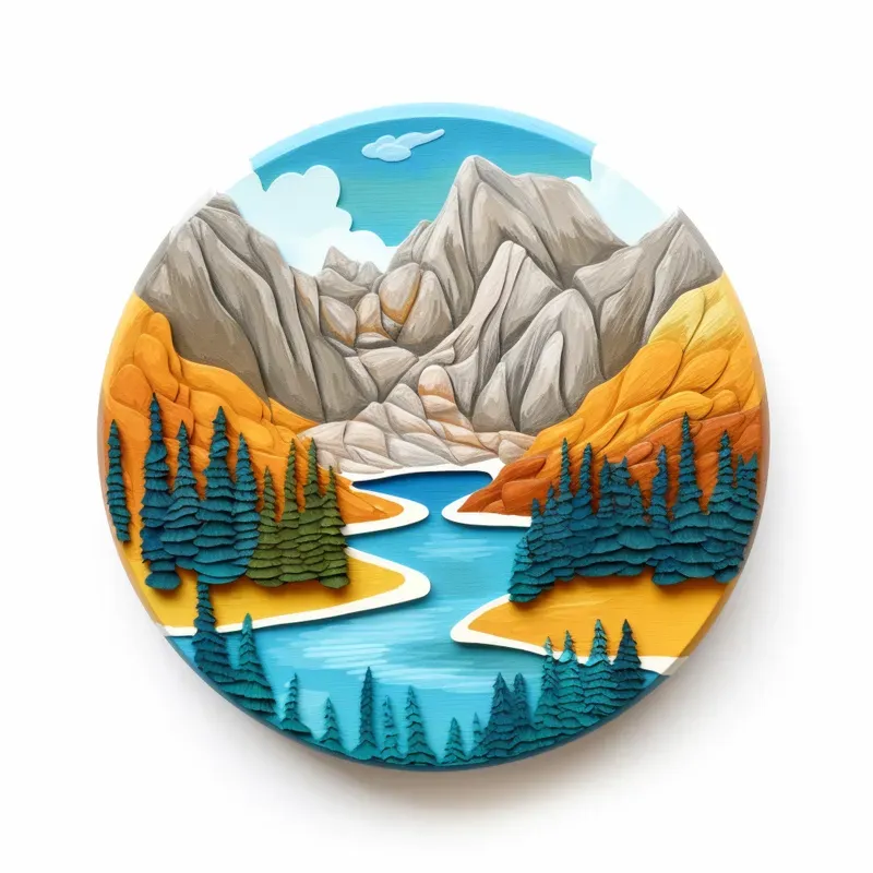 Paper Mache Logos Midjourney Prompt | PromptBase