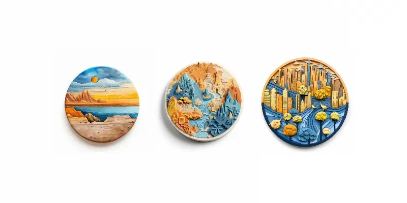 Paper Mache Logos Midjourney Prompt | PromptBase