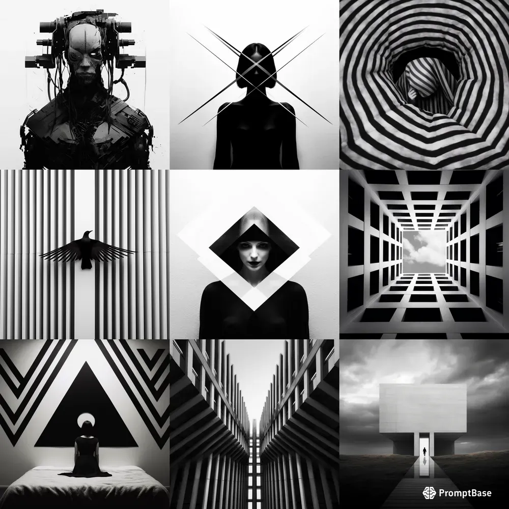 Surreal Abstraction Horror Minimalisms Midjourney Prompt | PromptBase