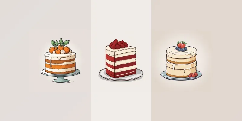 Minimalist Cake Sketches Leonardo Ai Prompt | PromptBase