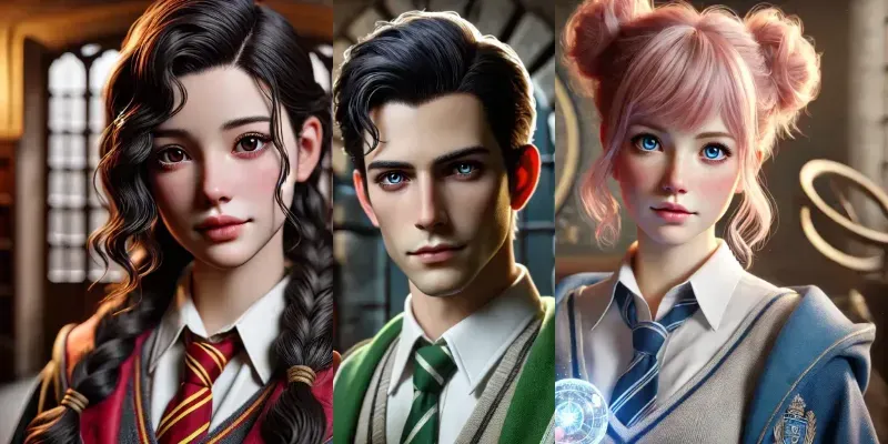 Harry Potter Hogwarts Student Avatars Generator App | PromptBase