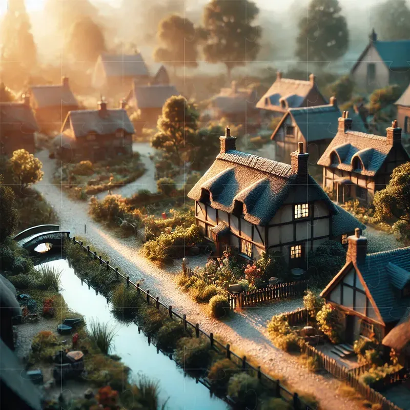 Detailed Realistic Miniature Scenes DALL·E Prompt | PromptBase