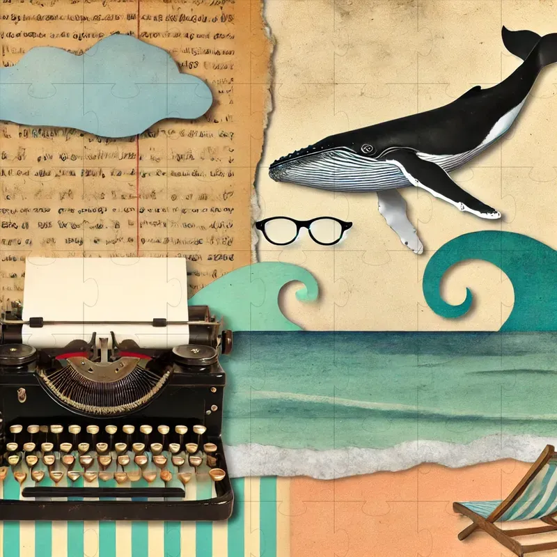 Surreal Vintage Retro Fusion Collages DALL·E Prompt | PromptBase