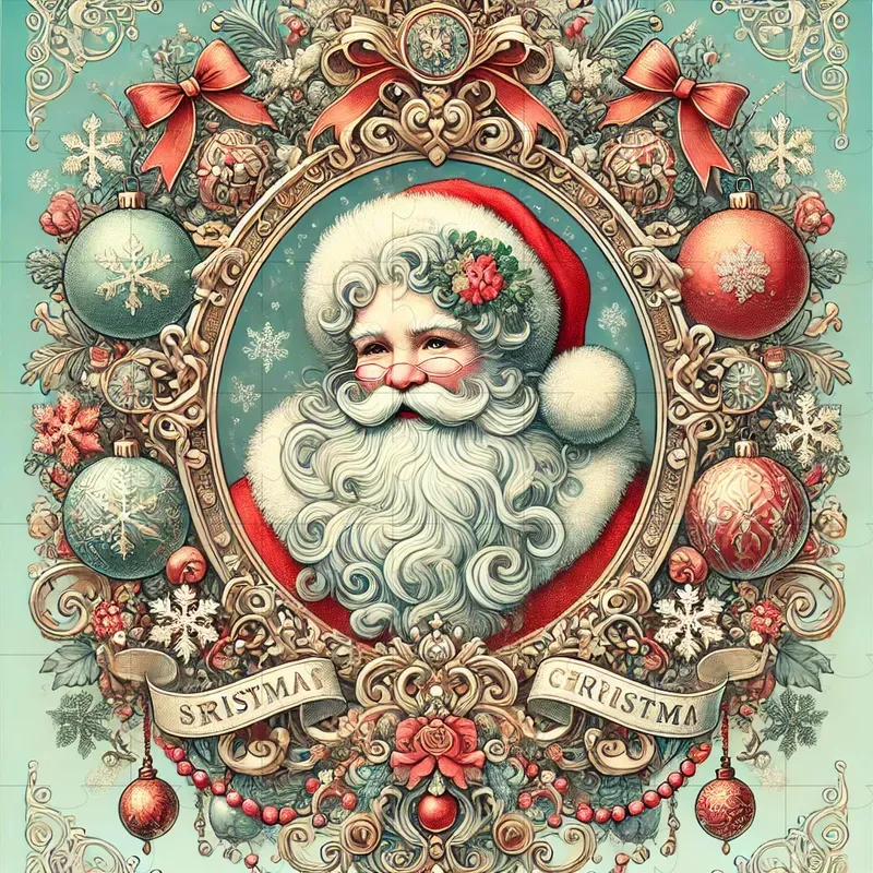 Rococo Christmas Aesthetic Frame Designs DALL·E Prompt | PromptBase