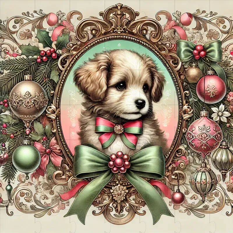 Rococo Christmas Aesthetic Frame Designs DALL·E Prompt | PromptBase
