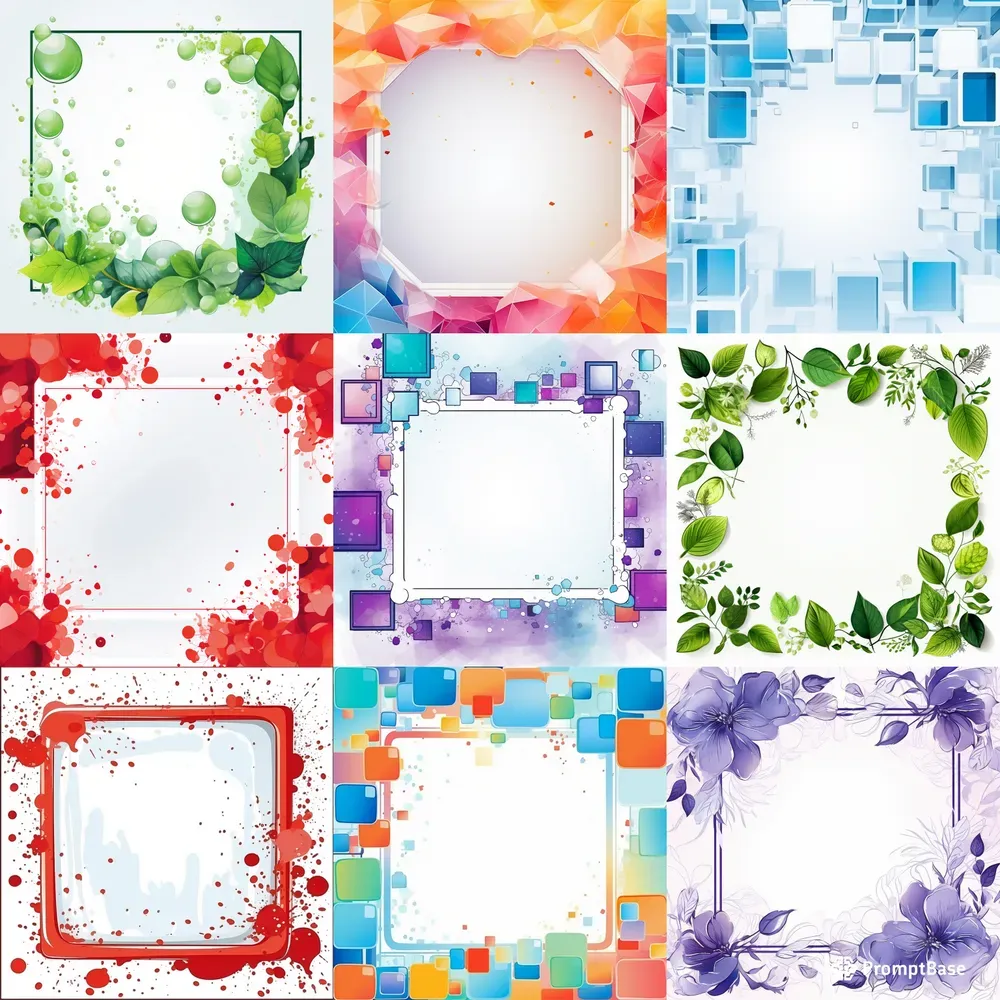 Magazine Frame Borders Midjourney Prompt | PromptBase