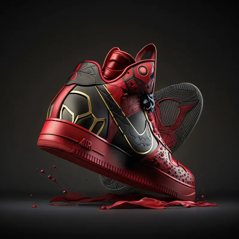 Nike Force Superhero Shoe Designs Midjourney Prompt | PromptBase