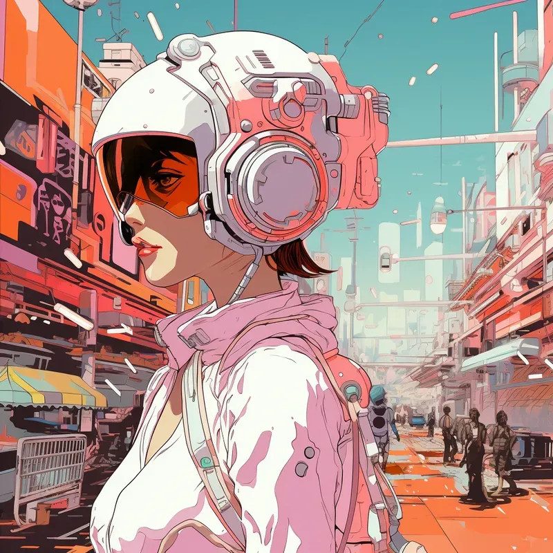 Anime Futuristic Style Midjourney Prompt | PromptBase