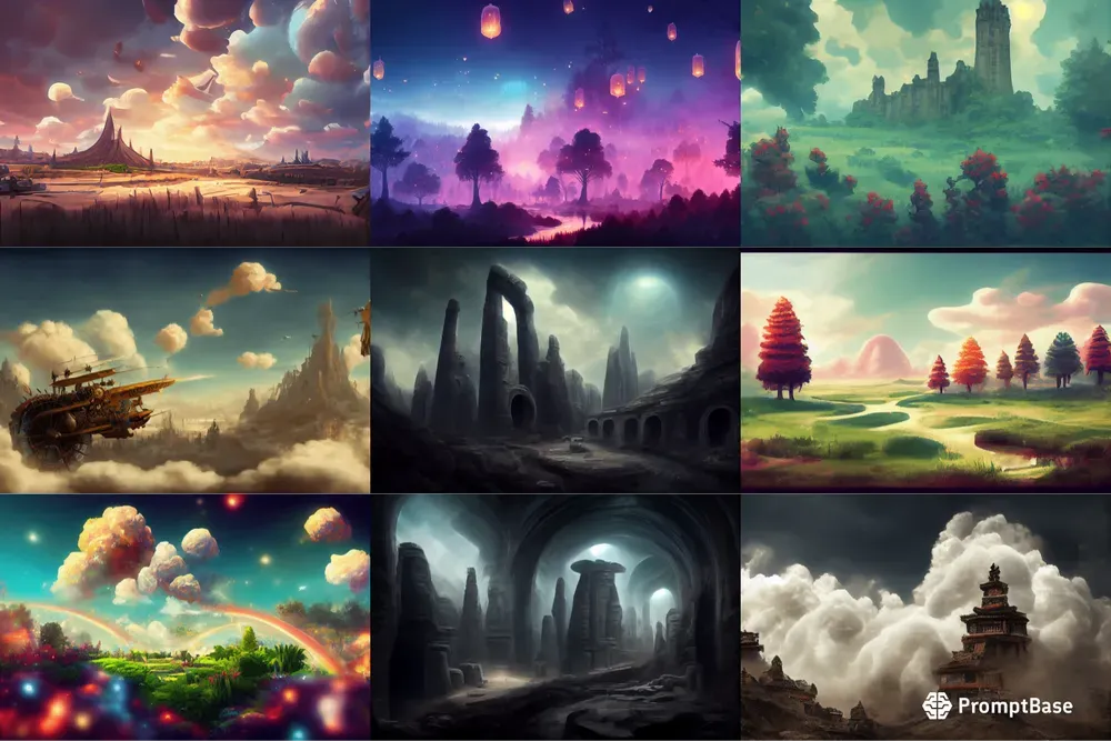 Indie Video Game Backdrops Midjourney Prompt | PromptBase