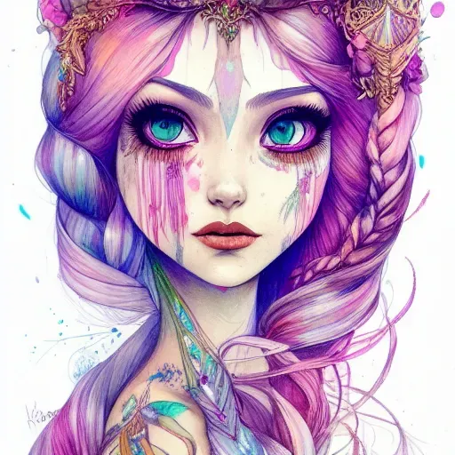 Colorful Avatar Portraits Stable Diffusion Prompt | PromptBase