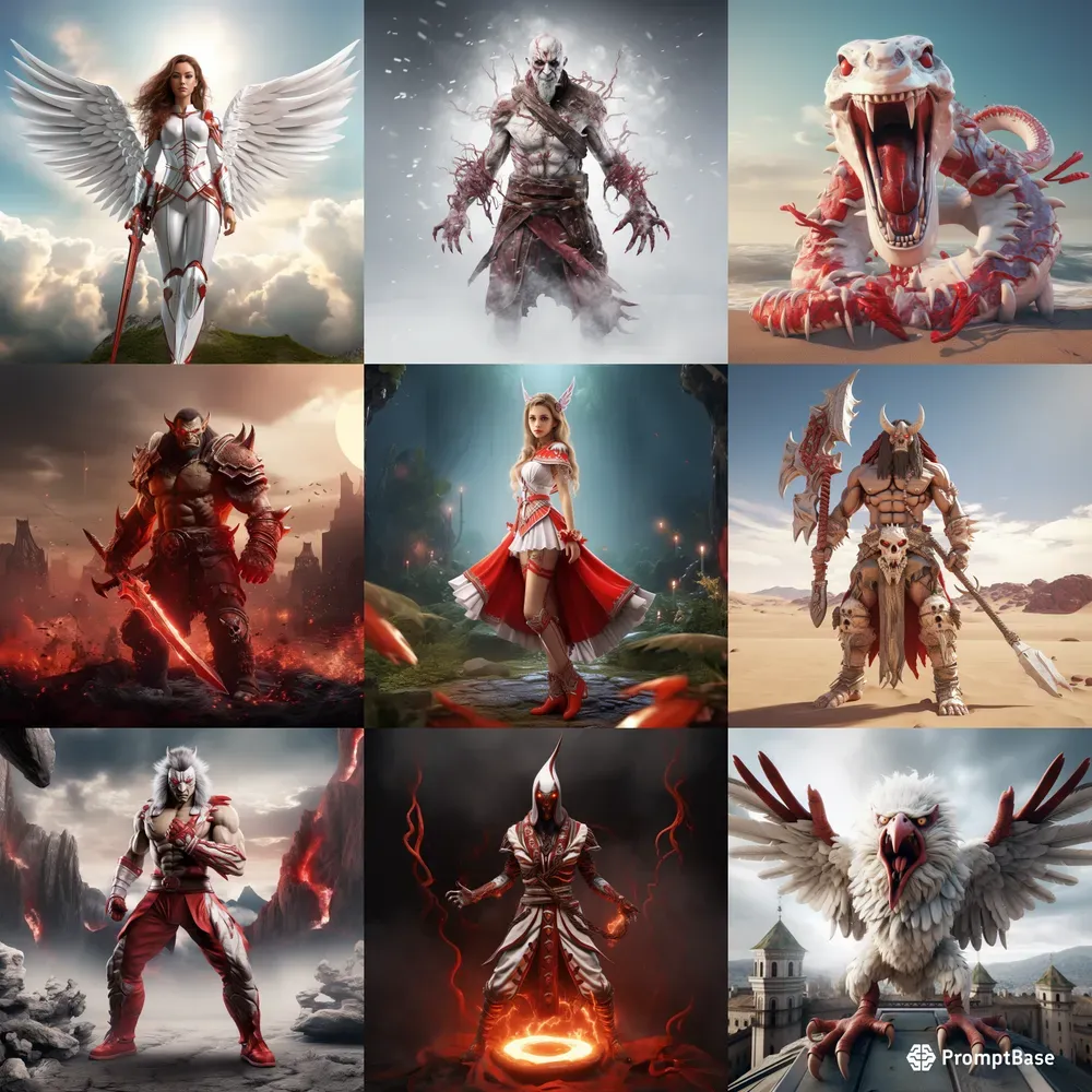 Ps5 Video Game Characters Midjourney Prompt | PromptBase