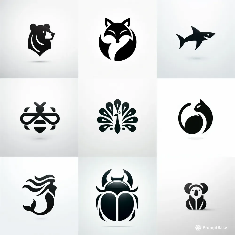 Logo Ui Ux Modern Designs DALL·E Prompt | PromptBase