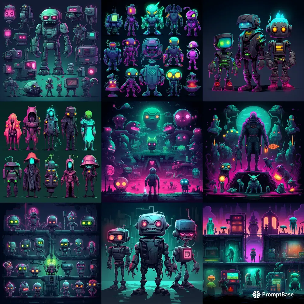 Critters Cryptid Characters Midjourney Prompt | PromptBase