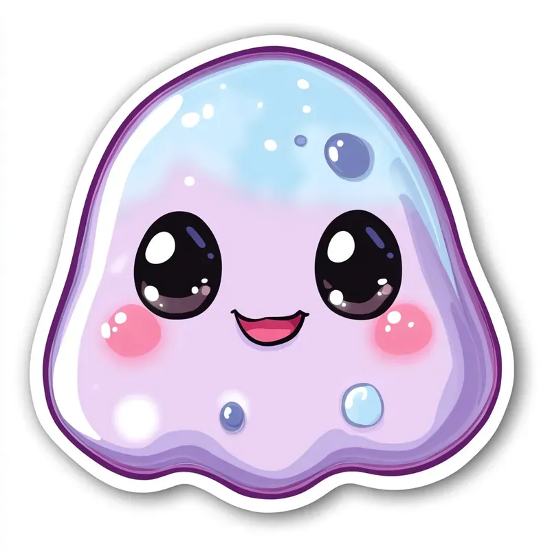 Kawaii Sticker Cute Pastel Characters Midjourney Prompt | PromptBase