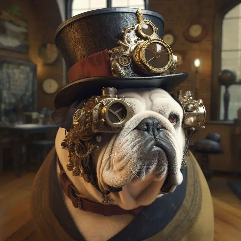 Victorian Steam Punk Animals Midjourney Prompt | PromptBase