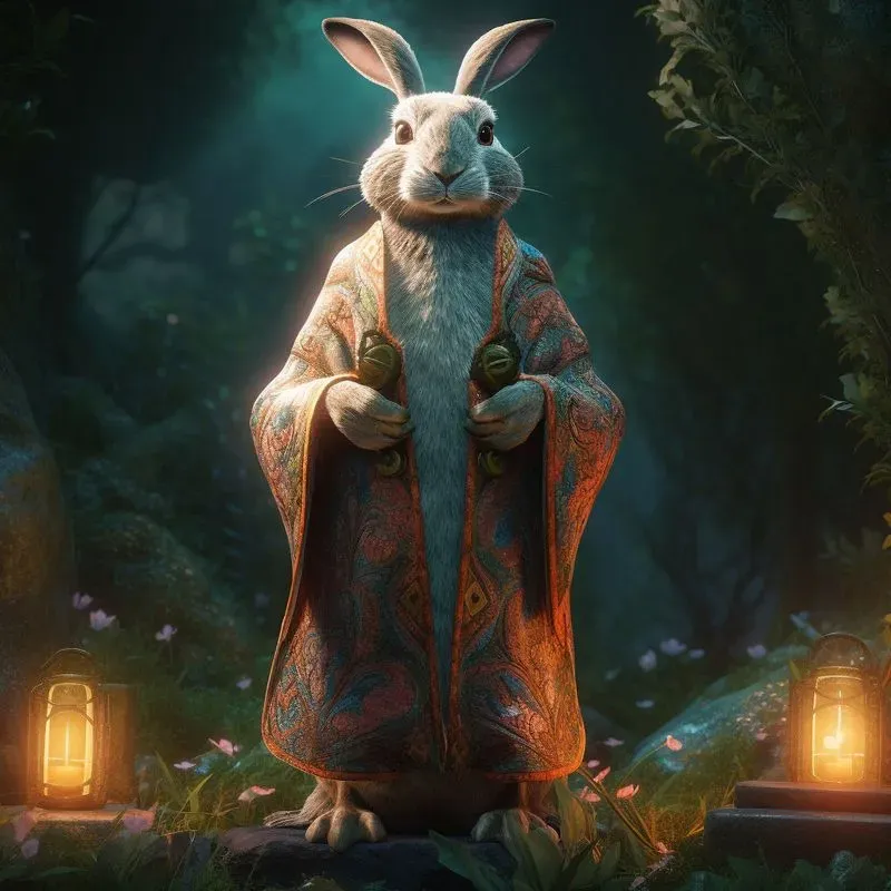 Fantasy Animals In Enchanted Landscapes Midjourney Prompt | PromptBase