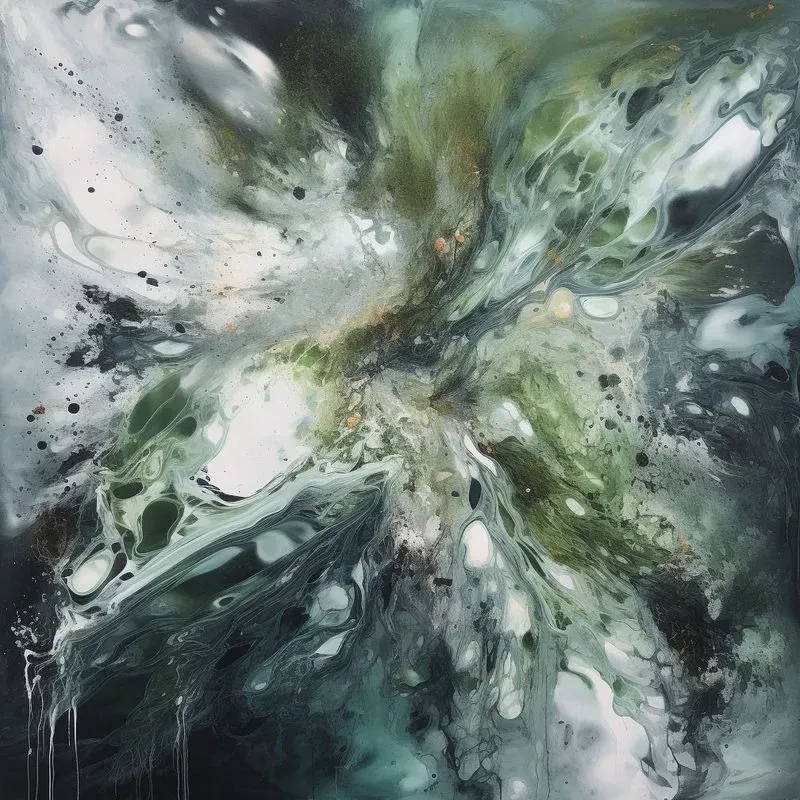 Abstract Acrylic Pour Paintings Midjourney Prompt | PromptBase
