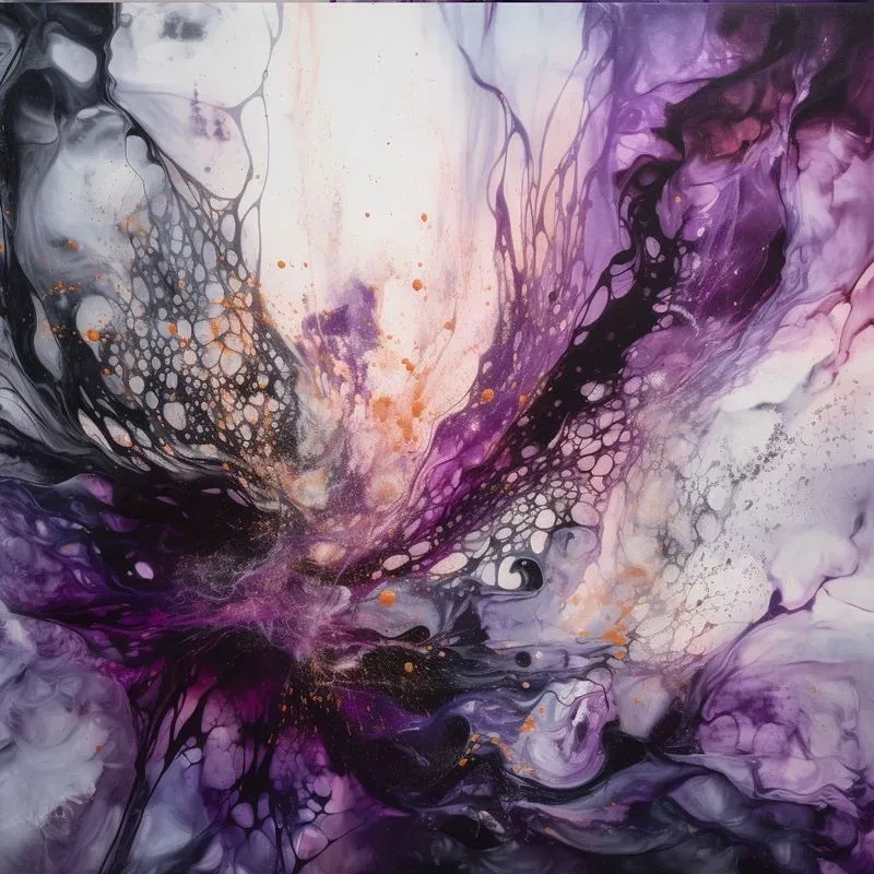 Abstract Acrylic Pour Paintings Midjourney Prompt | PromptBase