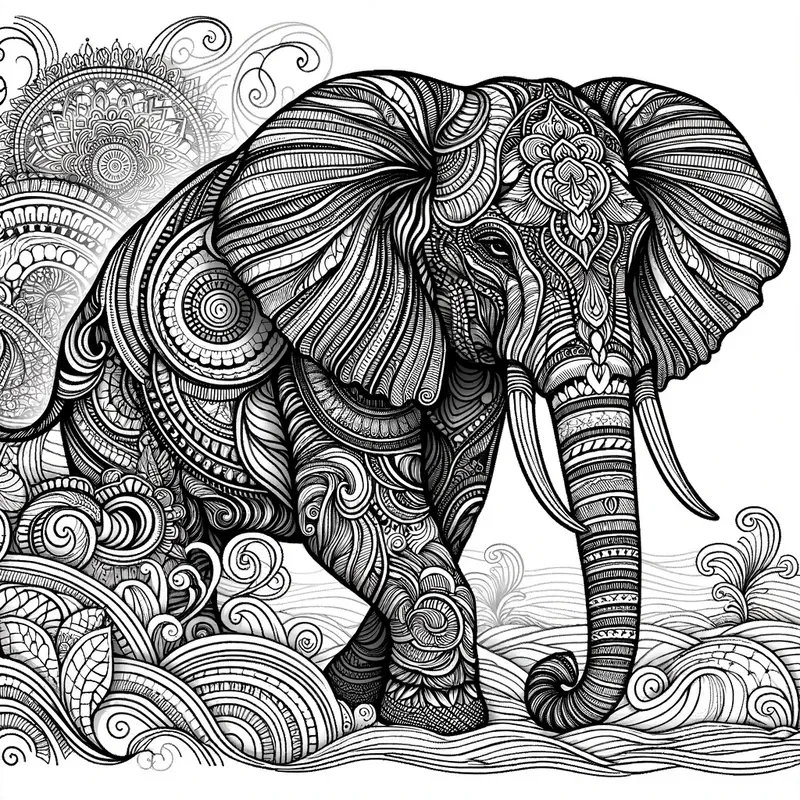 Serenity Sketches Mindfulness Line Art DALL·E Prompt | PromptBase