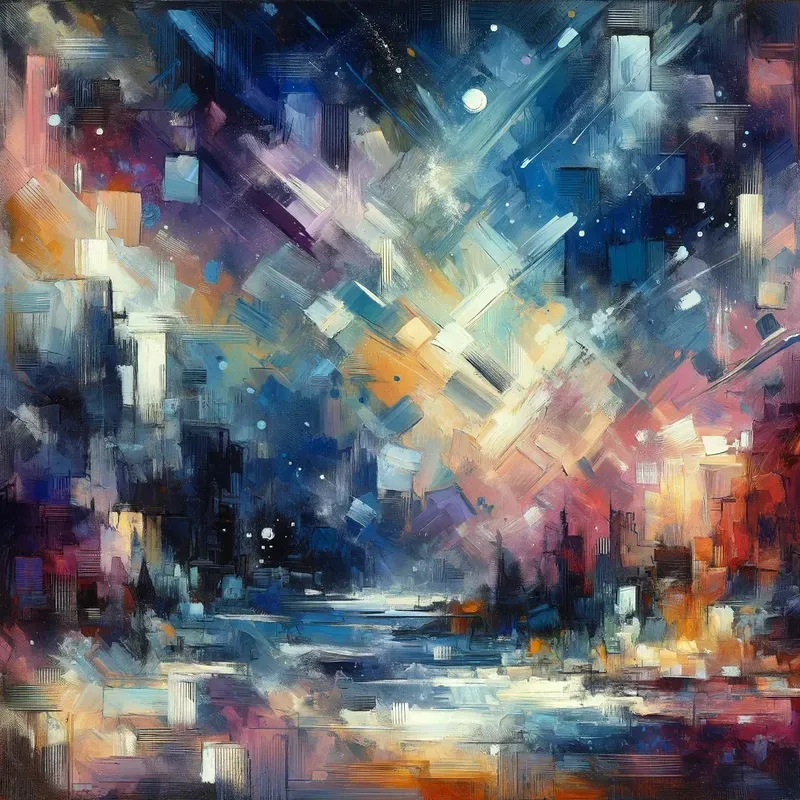 Abstract Expressionist Paintings DALL·E Prompt | PromptBase