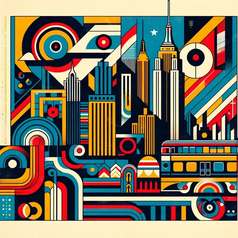 Retro Fusion Art DALL·E Prompt | PromptBase