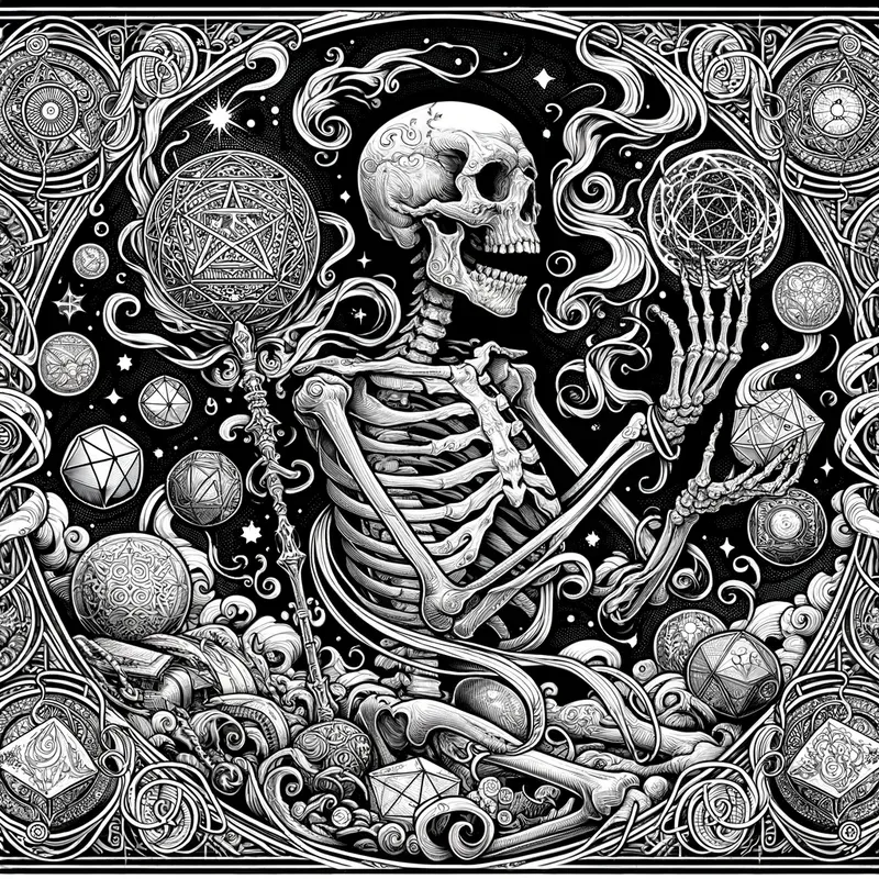 DnD Coloring Pages Dungeons N Dragons DALL·E Prompt | PromptBase