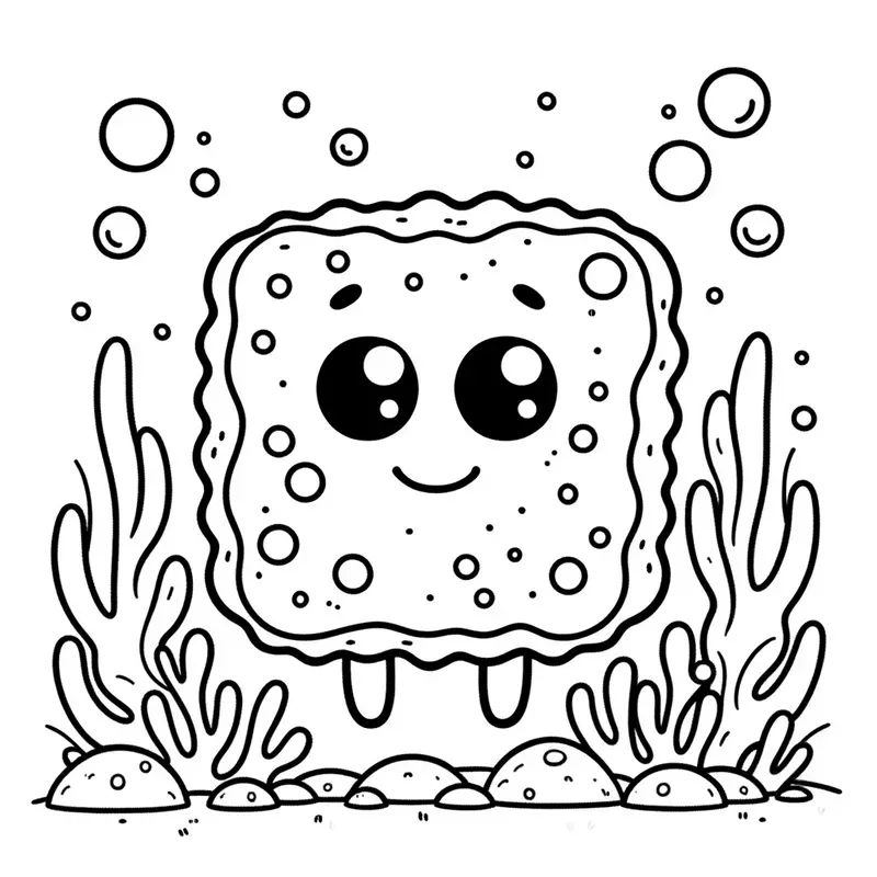 Easy Line Art Coloring Pages For Kids DALL·E Prompt | PromptBase