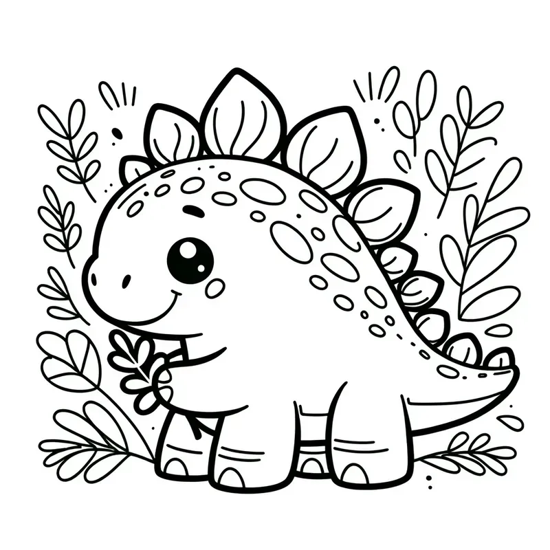 Easy Line Art Coloring Pages For Kids DALL·E Prompt | PromptBase