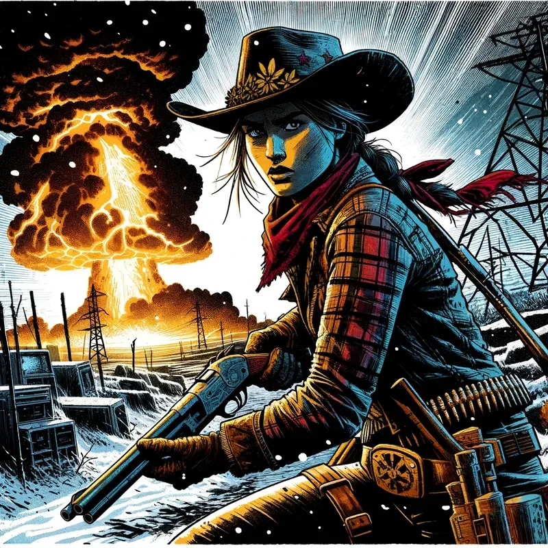 Dark Apocalyptic Comic Book Illustrations DALL·E Prompt | PromptBase