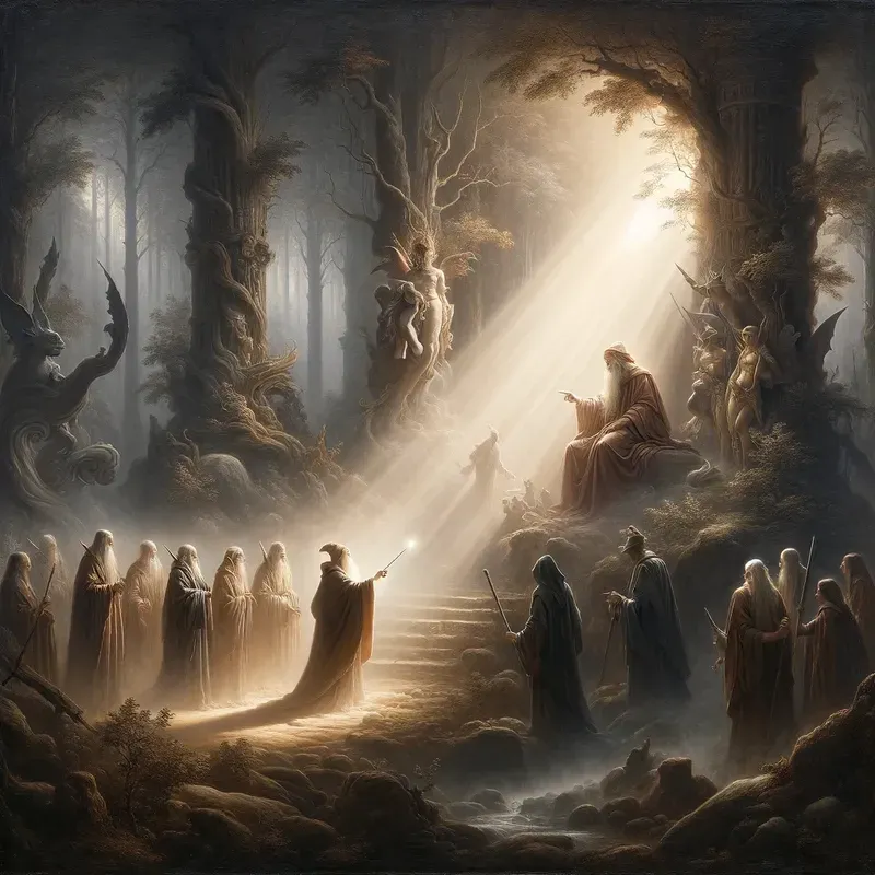 Mystical Renaissance Fantasy Paintings DALL·E Prompt | PromptBase