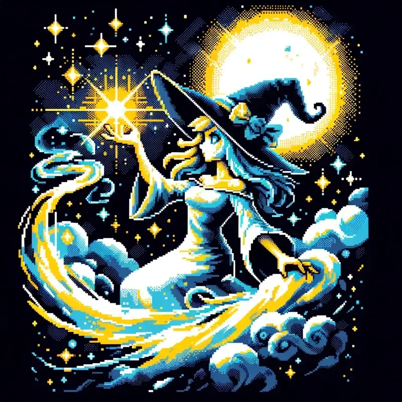 Magic Pixel Art Style Illustrations DALL·E Prompt | PromptBase