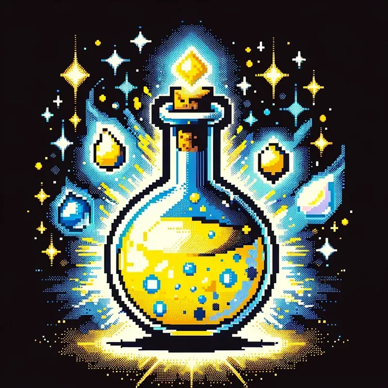 Magic Pixel Art Style Illustrations DALL·E Prompt | PromptBase