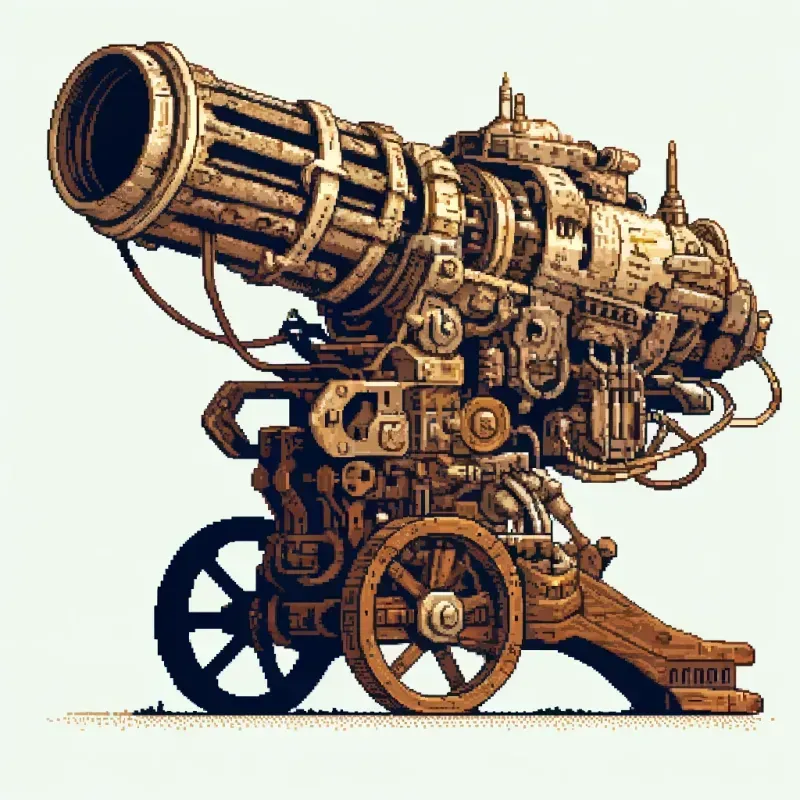 Pixelated Postapocalyptic Weapon Assets DALL·E Prompt | PromptBase