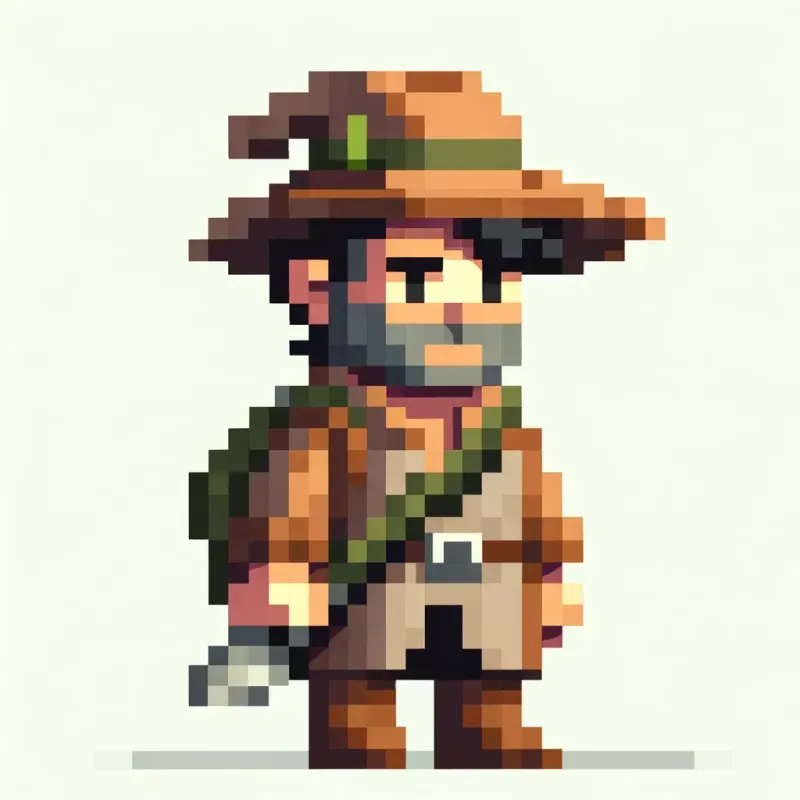 Vintage Pixel Art Characters DALL·E Prompt | PromptBase