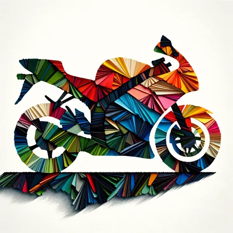 Colorful Paper Collage DALL·E Prompt | PromptBase