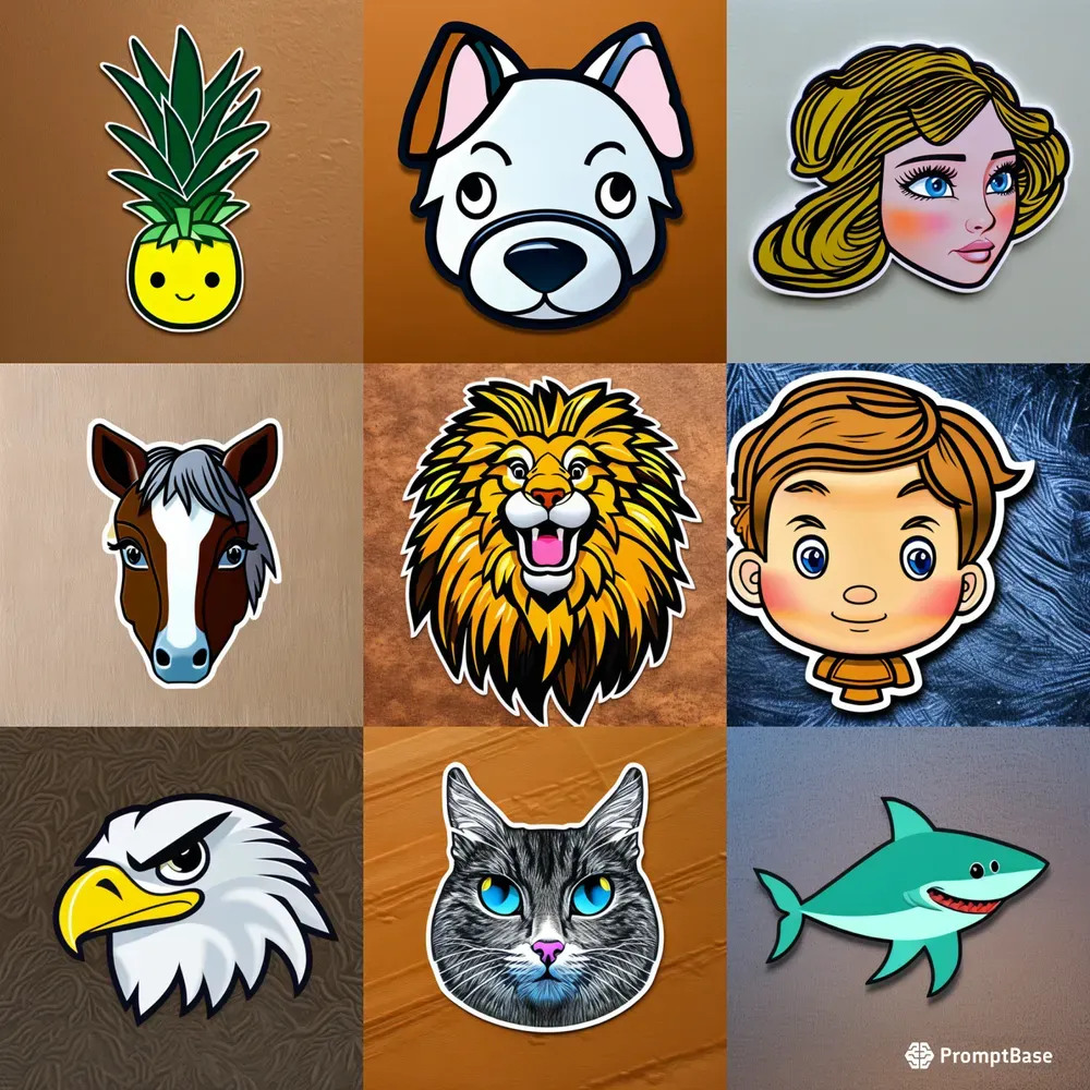 Logo Stickers Stable Diffusion Prompt | PromptBase