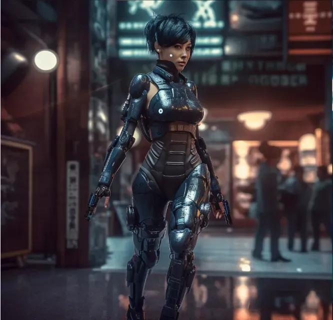 Cyberpunk Style Humans Midjourney Prompt | PromptBase