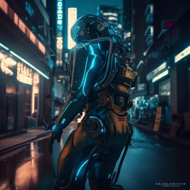 Cyberpunk Style Humans Midjourney Prompt | PromptBase